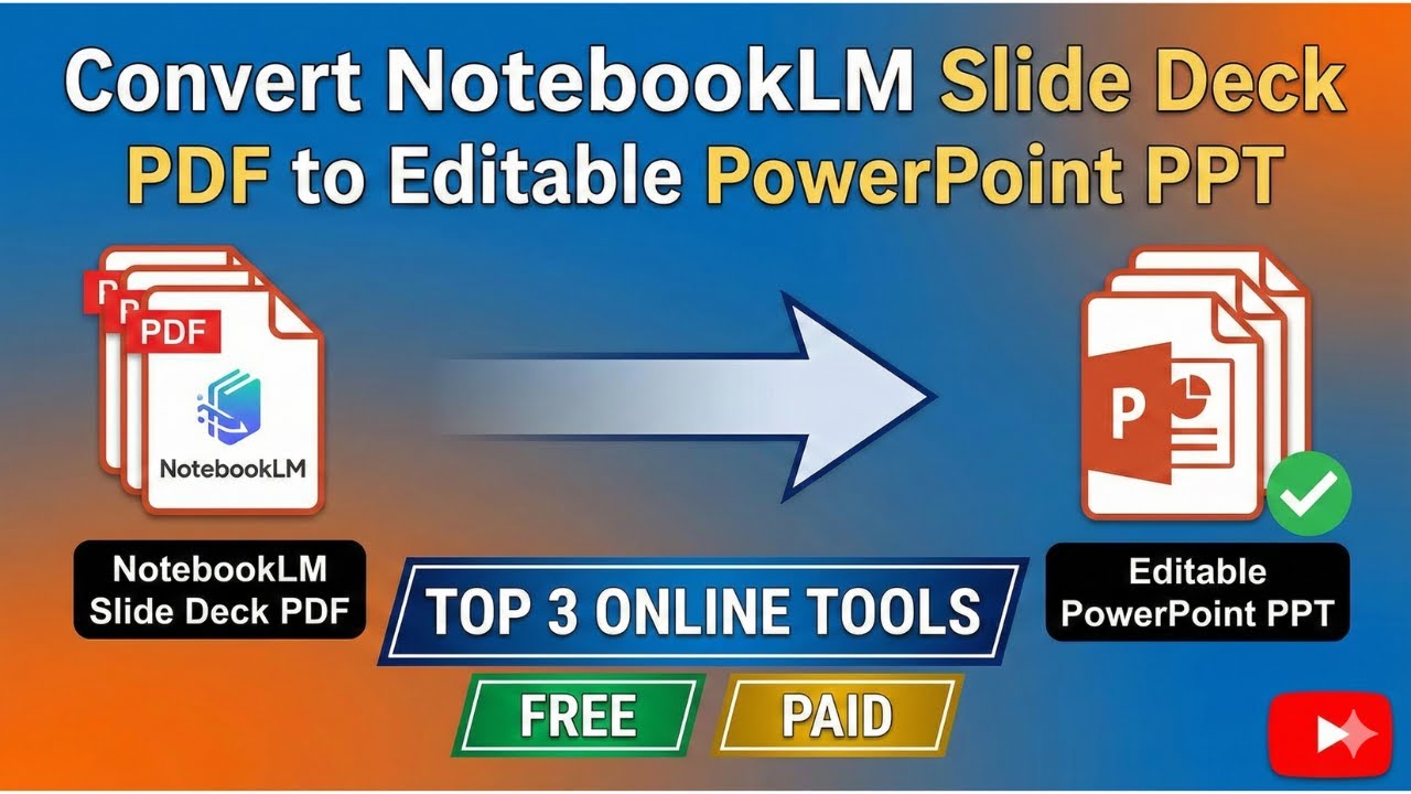 3 Online Free Tools to Convert NotebookLM PDF Slides to Editable ...