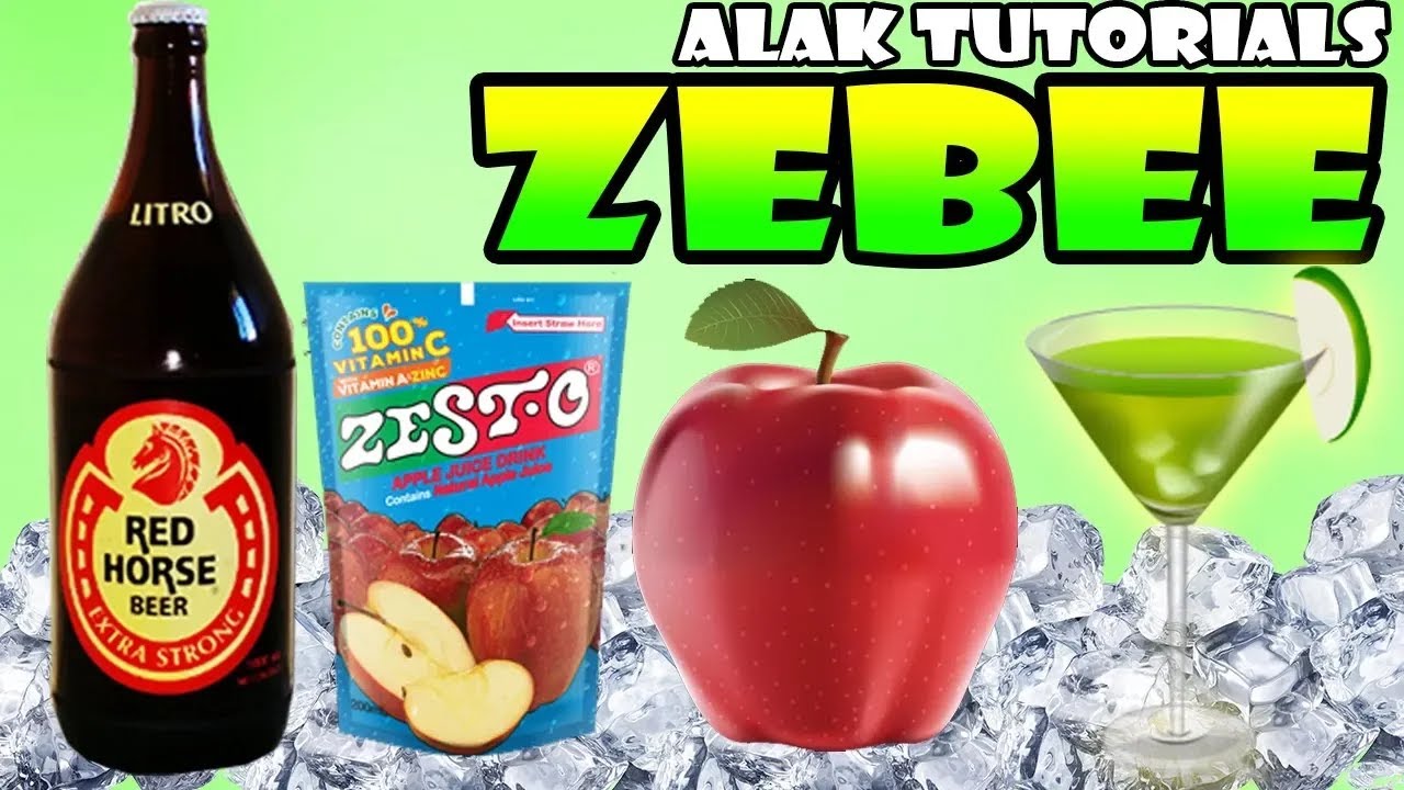 ZEBEE Red Horse Mix Pinoy Cocktail | Alak Tutorials 41 - YouTube