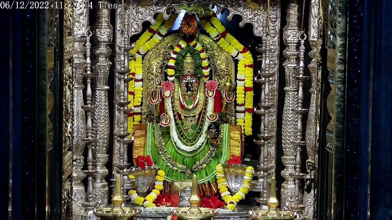 Shree Mahalasa Narayani Mahalasa Alankar & Mahamangalrati 6th December ...