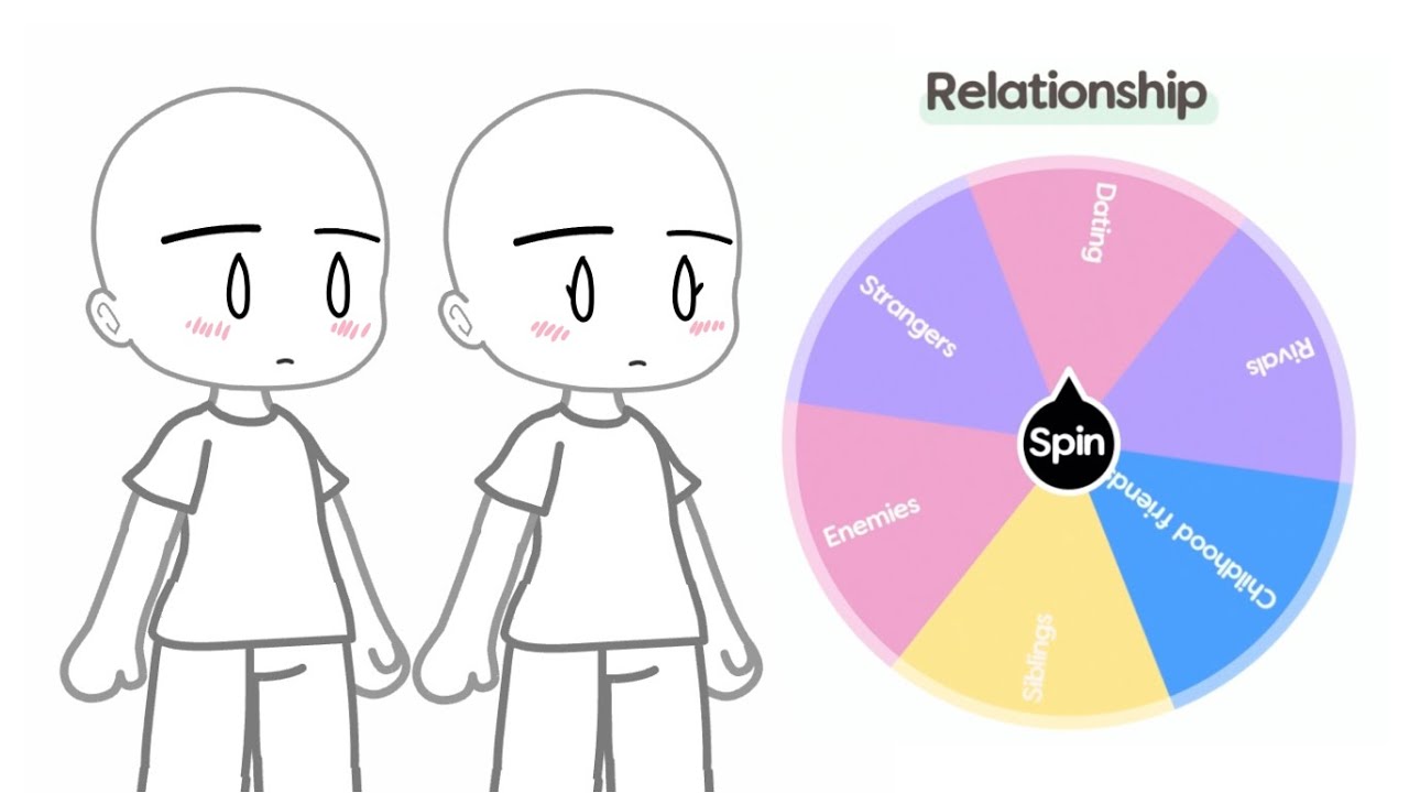 💕 Making a couple using random wheels [ Gacha Club ] [ credits - mochii ...