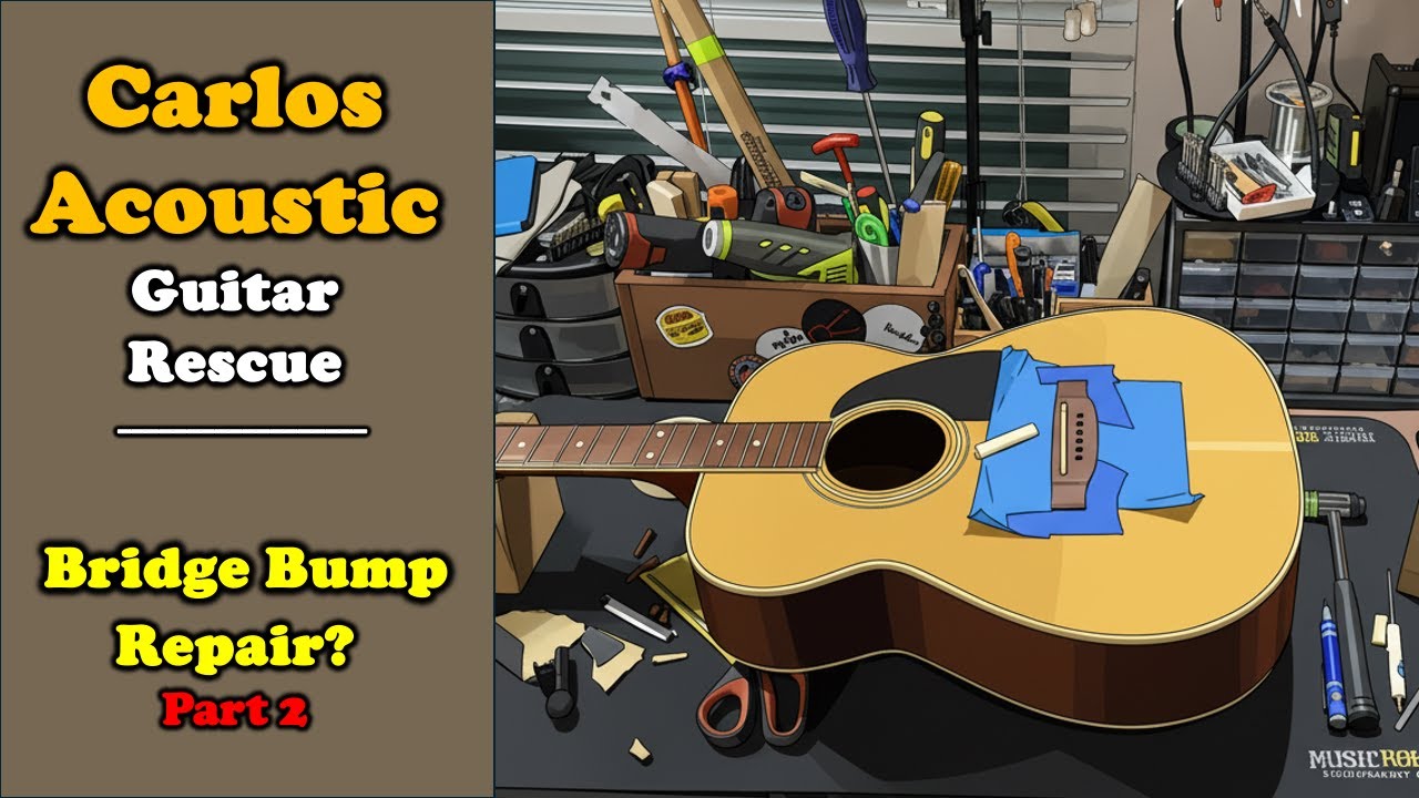 Carlos Guitar Rescue: Bridge Bump Repair (Part 2) with Bonus Content ...