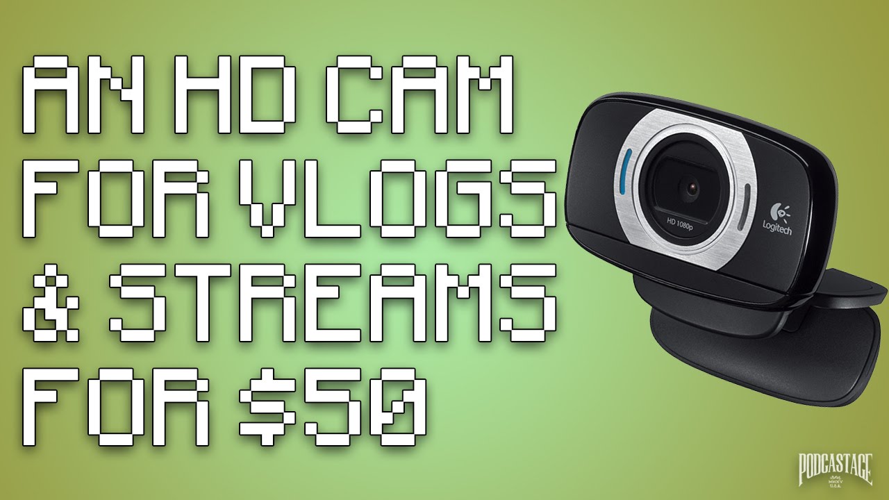 Logitech C615 Vlog Camera Test / Review - YouTube