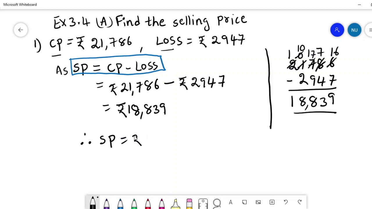 Finding Selling Price And Cost Price YouTube finding-selling-price-and-cost-price-youtube