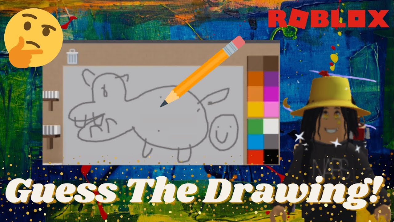 ~My Drawing is so Beautiful (not)~ (Guess the Drawing) 🎨ROBLOX - YouTube