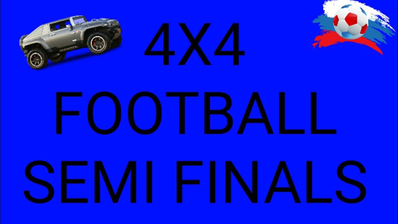 semi finals of 4x4 football - YouTube