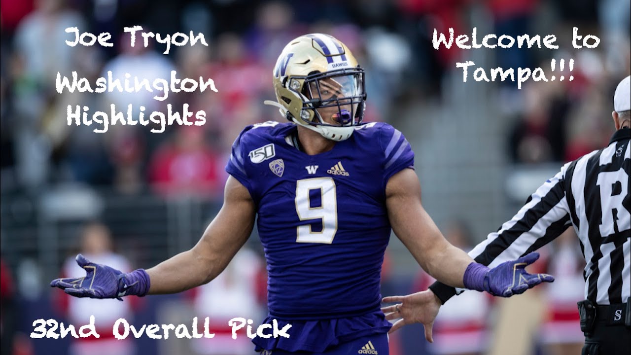 Joe Tryon || Washington Highlights || 2021 Draft Class || Tampa Bay ...