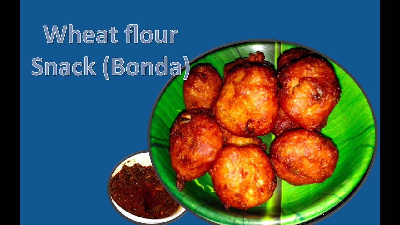 Wheat flour crispy balls Snack (Bonda)/ Godhuma pindi bonda - YouTube