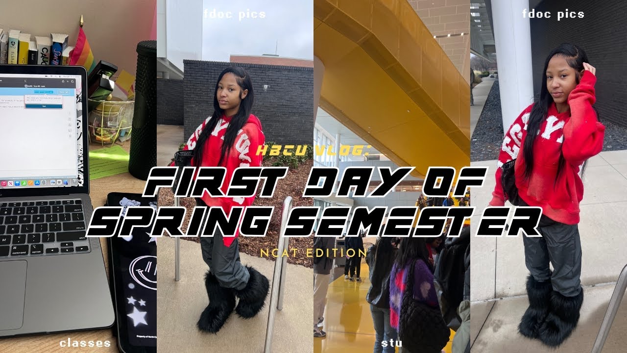 FIRST DAY OF CLASS *spring semester* | classes, fdoc pics, stu social ...