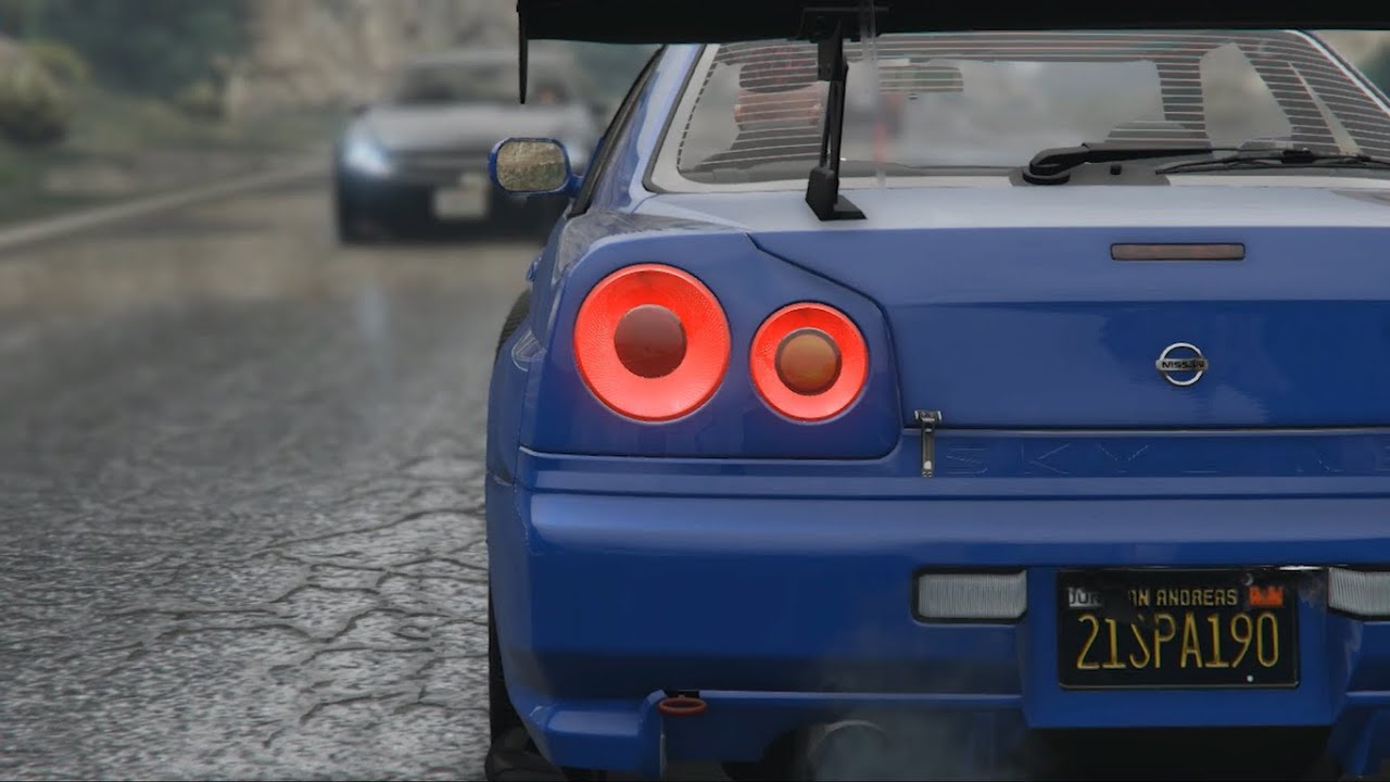 GTR-R34 SKYLINE EDIT | GTA V | MAGTO GAMING - YouTube