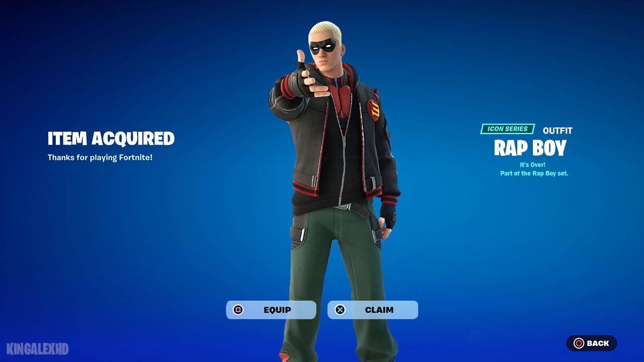 How To Get Rap Boy Skin BACK NOW FREE In Fortnite! (Free Eminem Bundle ...