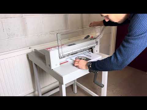 Ex-demo, Lightly Used IDEAL / EBA 4305 Manual SRA3 Paper Guillotine ...