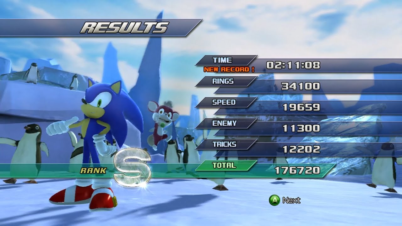 Sonic Unleashed: Holoska Day Cool Edge Act 2-2 DLC [S rank] [Series S ...