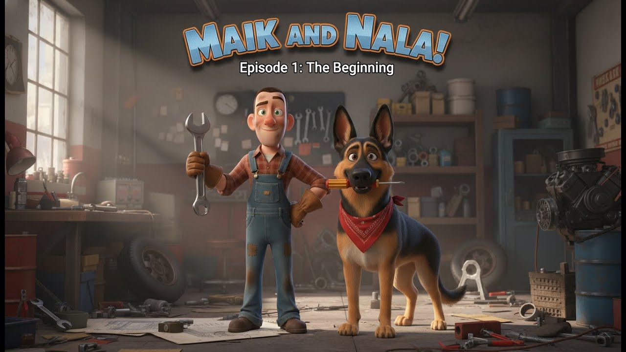 🔧 Maik & Nala: A Fun Day at the Workshop! 🔧 - YouTube