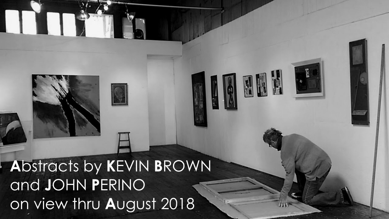 Artists at Work - Abstract Art by Kevin Brown & John Perino - YouTube