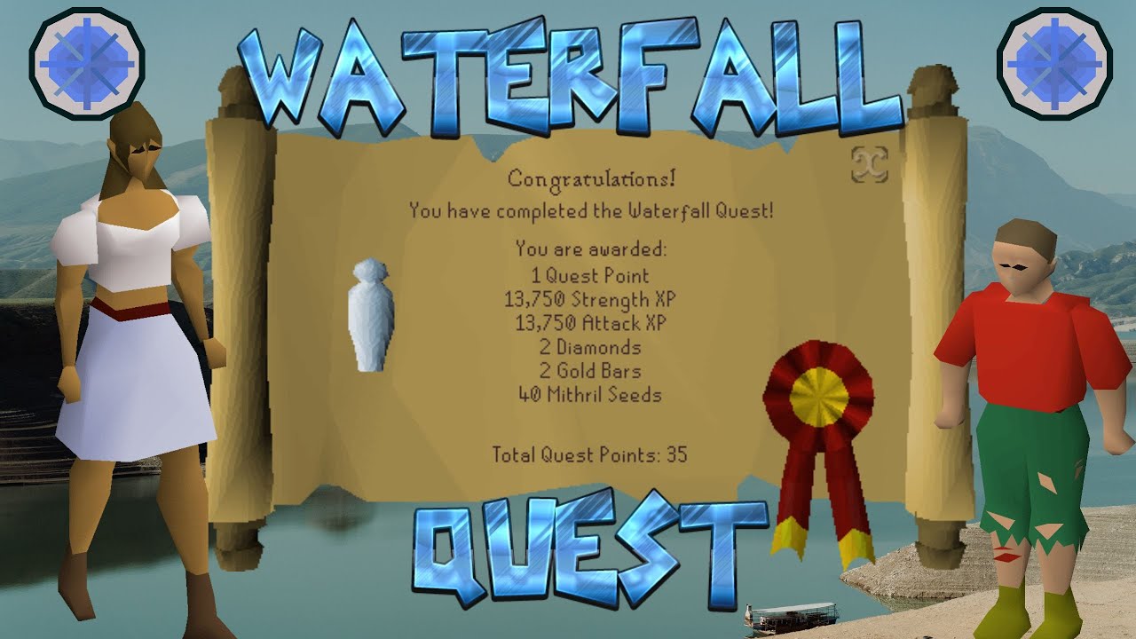 OSRS GUIA PARA REALIZAR WATERFALL QUEST OLD SCHOOL RUNESCAPE - YouTube