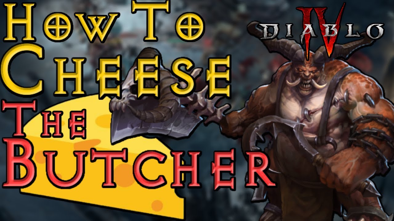How To CHEESE The BUTCHER In Diablo 4! - YouTube