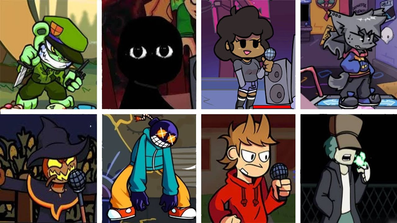 Slaughter but Every Other Turn a Different Character Sings (FNF ...