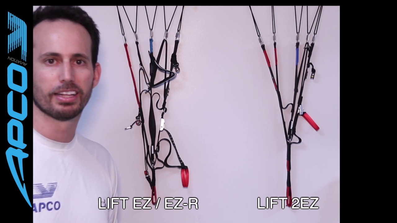 APCO LIFT 2EZ vs LIFT EZ / EZ-R Risers Explained - YouTube