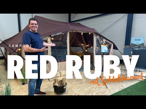 Campooz RED RUBY Zeltanhänger? Beduinenzelt? Faltwohnwagen?Unvergleichlich!
