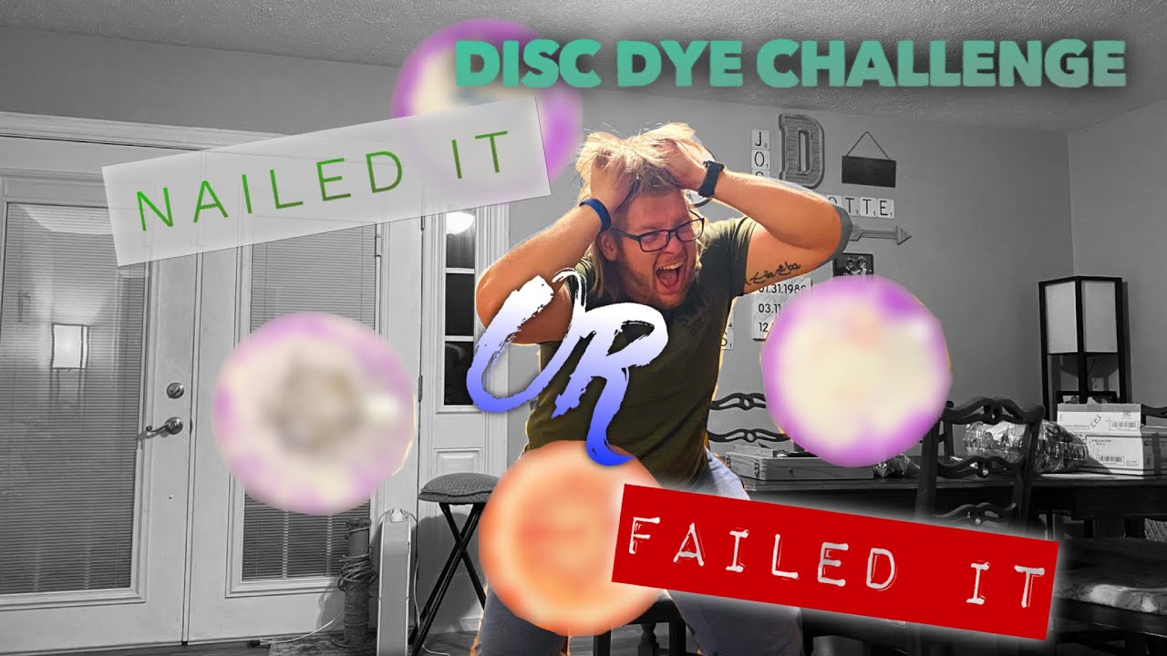 Disc Dye Challenge #1: [Halo Technique] - YouTube