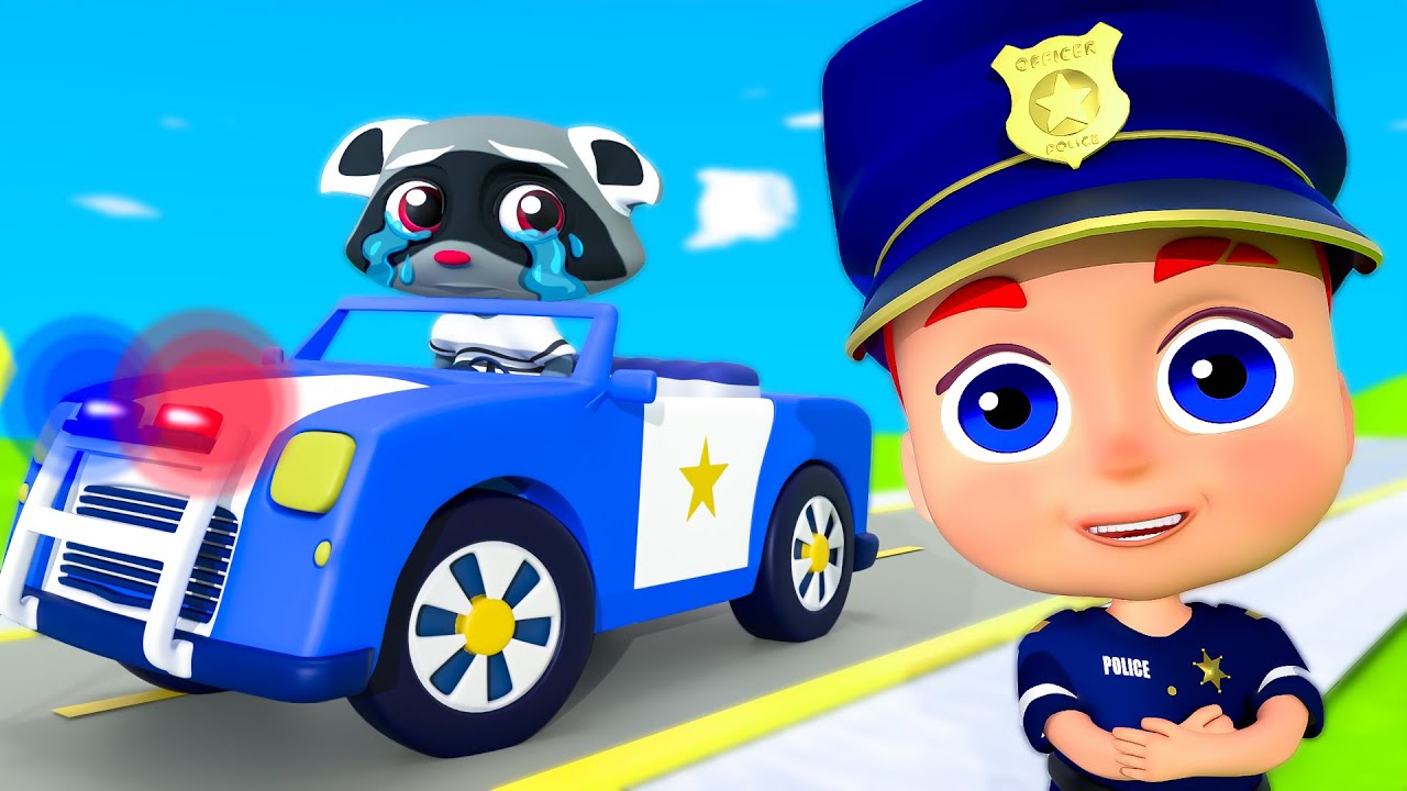 Baby Policeman Song 👮‍♂️ | Policeman Kuki | Funny Kids Songs and ...