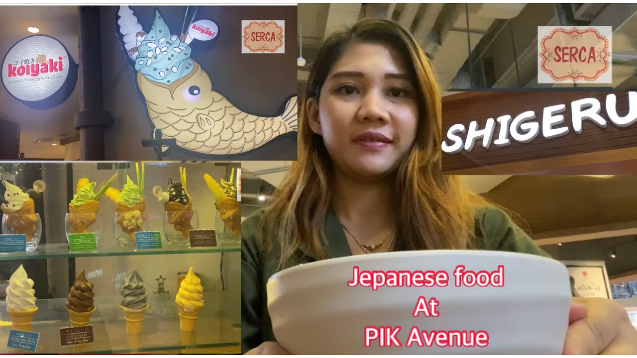Makan Shigeru dan ice cream Koiyaki di Mall PIK Avenue yg food court ...