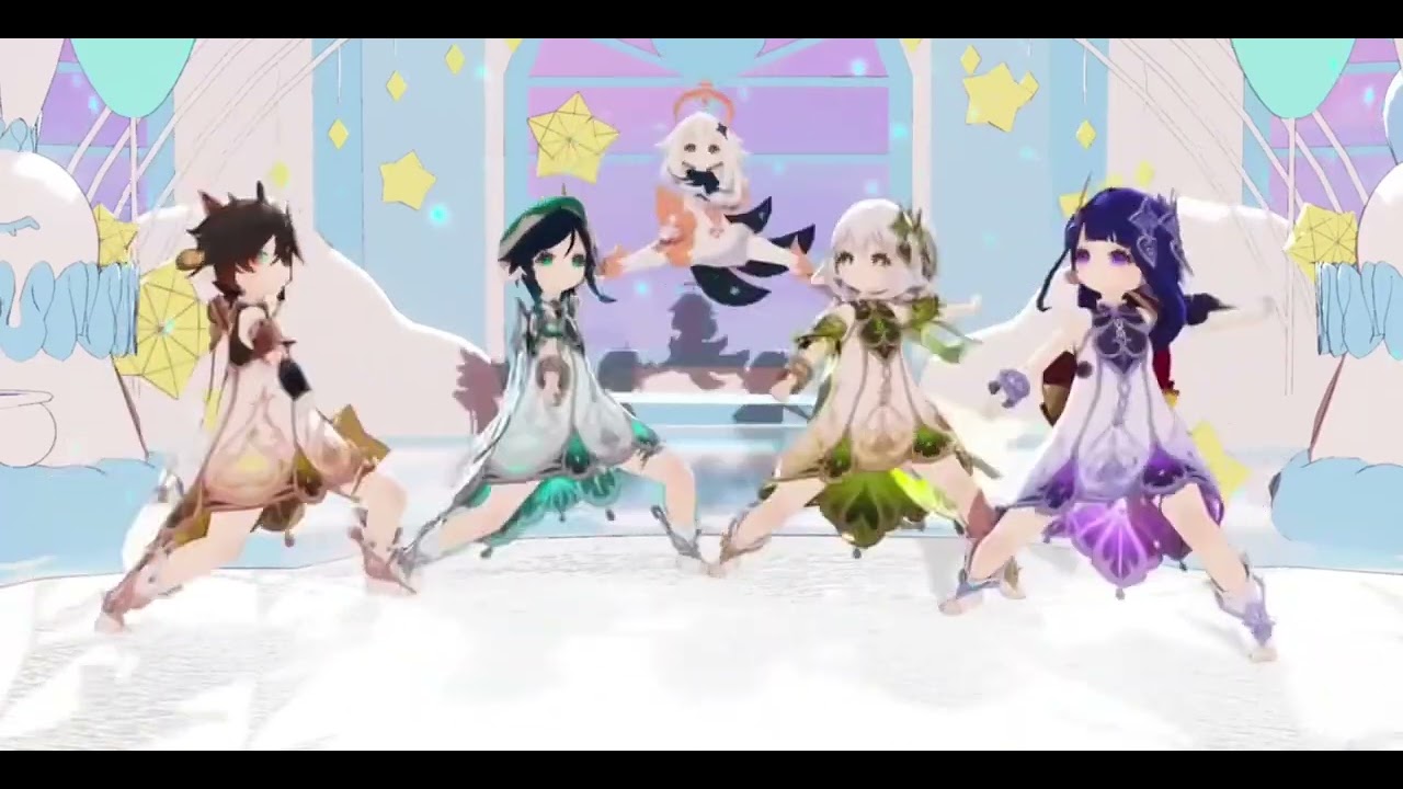 10 Minutes Of Genshin Impact Babies Dancing - YouTube