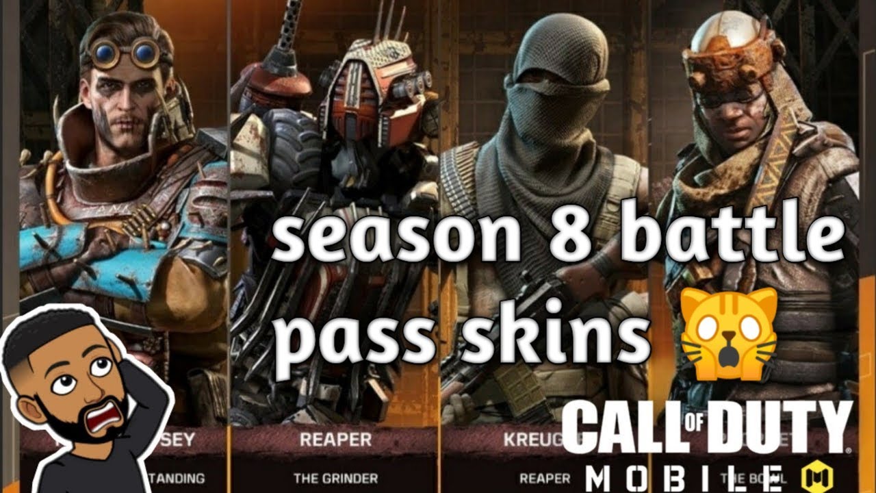 Call of duty mobile season 8 skins that you will get after buying the ...