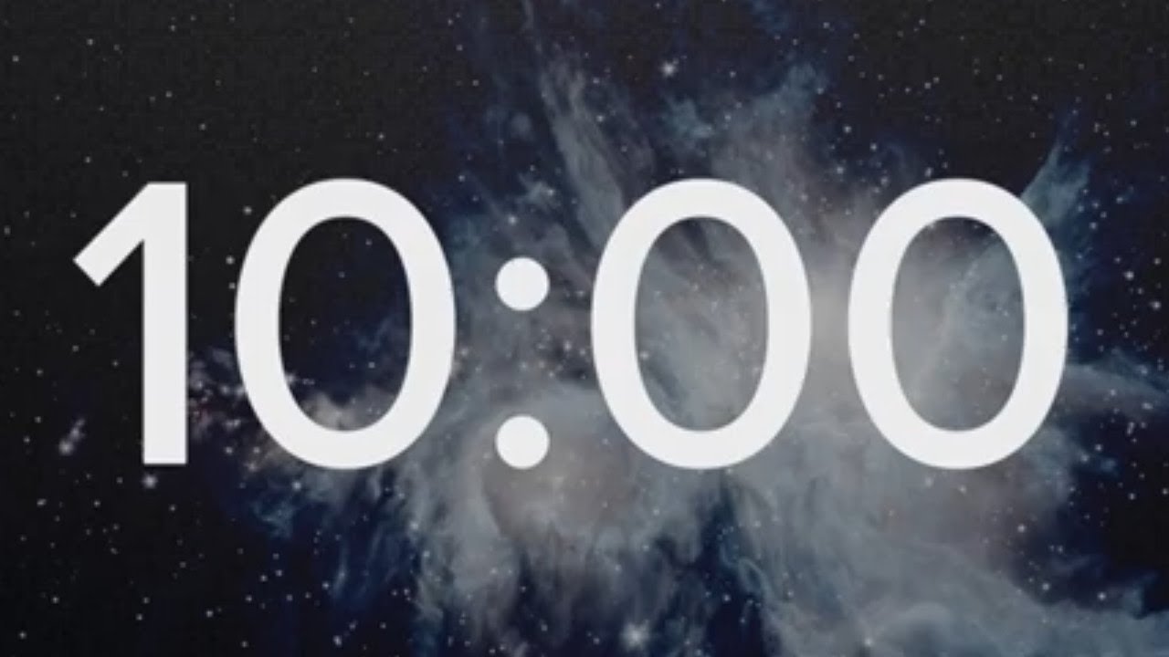 10 minute timer with relaxing music | Countdown timer - YouTube