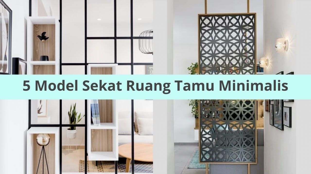 5 MODEL SEKAT RUANG TAMU MINIMALIS - YouTube