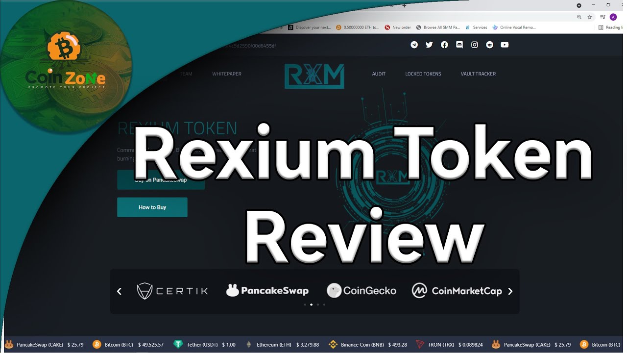 Rexium Token Review - Community driven DeFi - YouTube