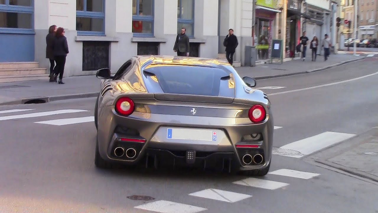 Grey Ferrari F12 TDF! - YouTube