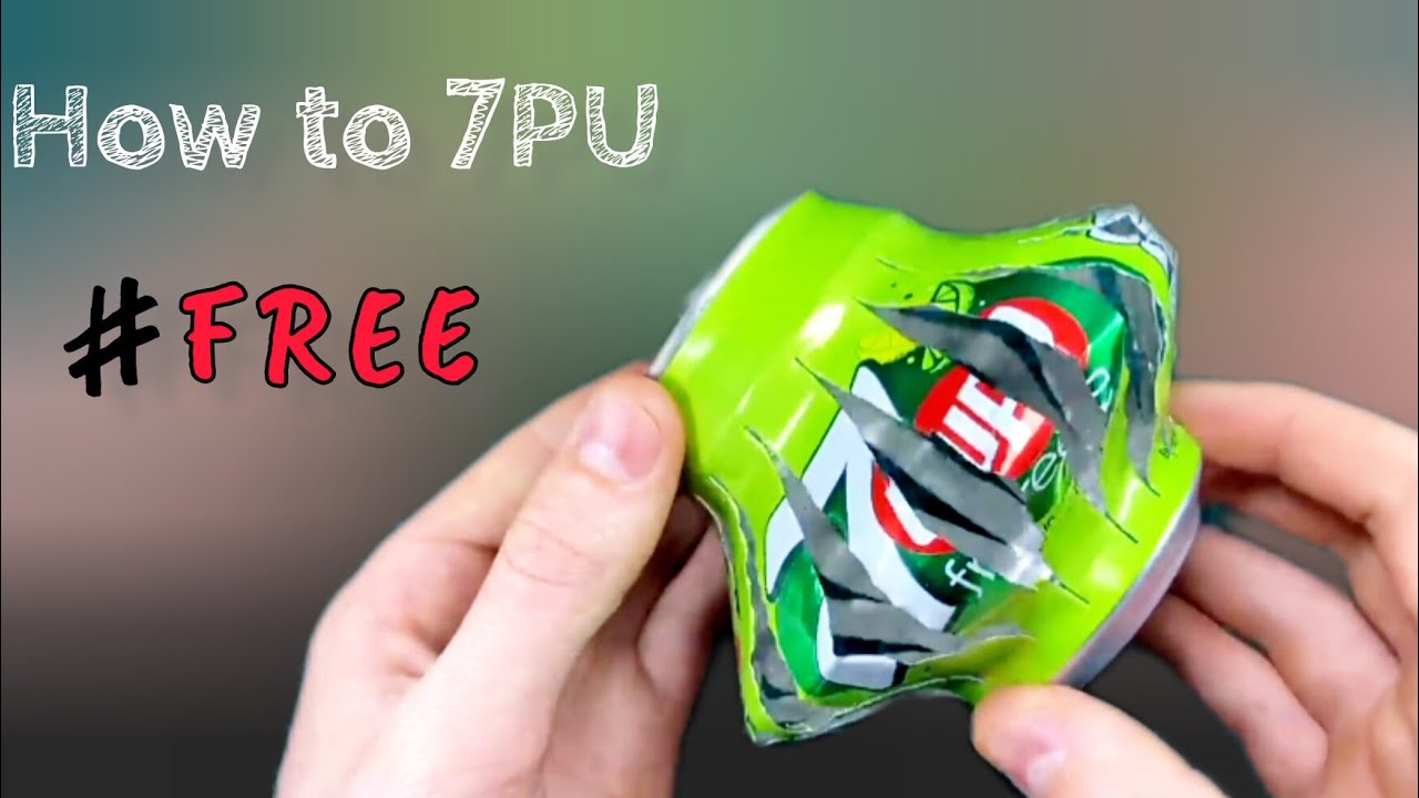 How to make 7up can light feee - YouTube