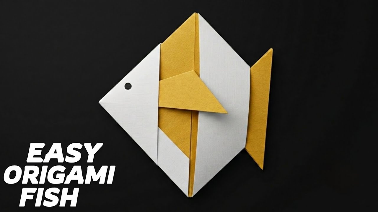 Cara Membuat Ikan dari Kertas Origami | Paper Fish | Origami Ikan - YouTube
