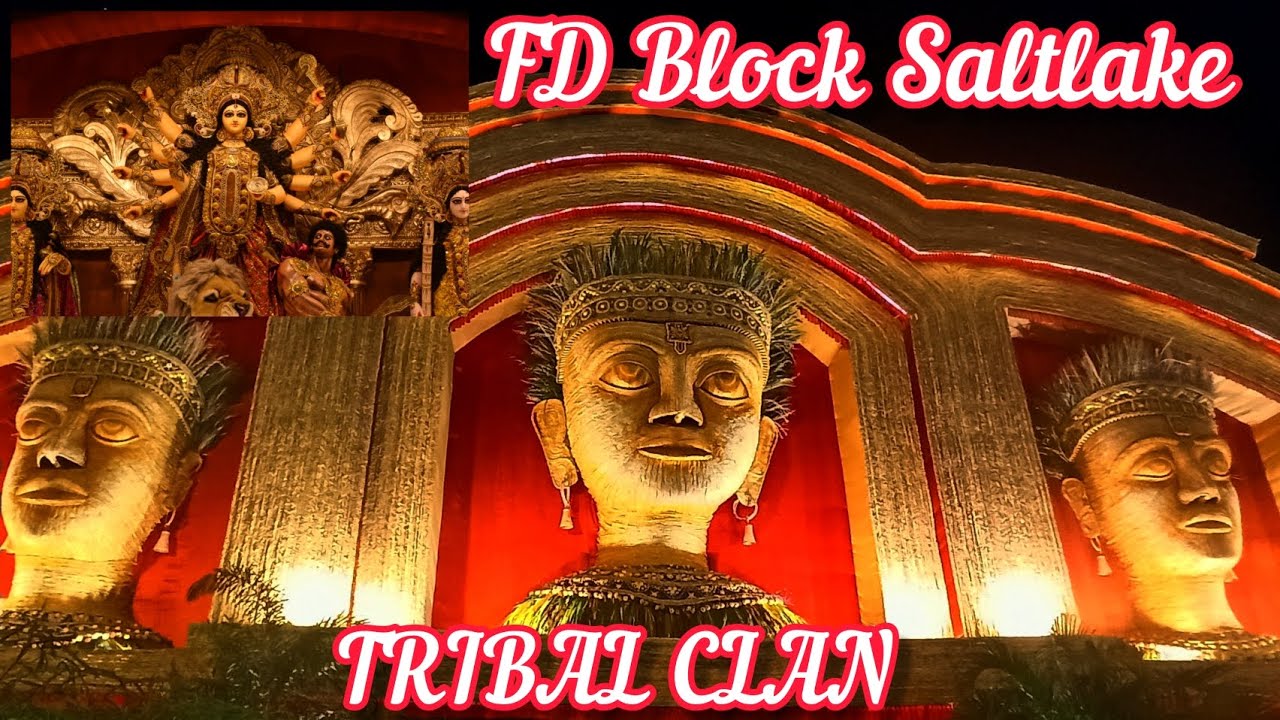 FD Block Salt Lake Durga Puja 2022 || TRIBAL CLAN || Druga puja 2022 ...