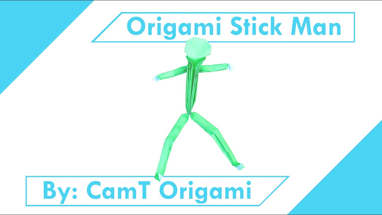 Origami Stick Man - YouTube