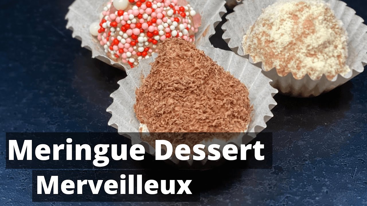 How to make 'Merveilleux' French Meringue dessert - YouTube