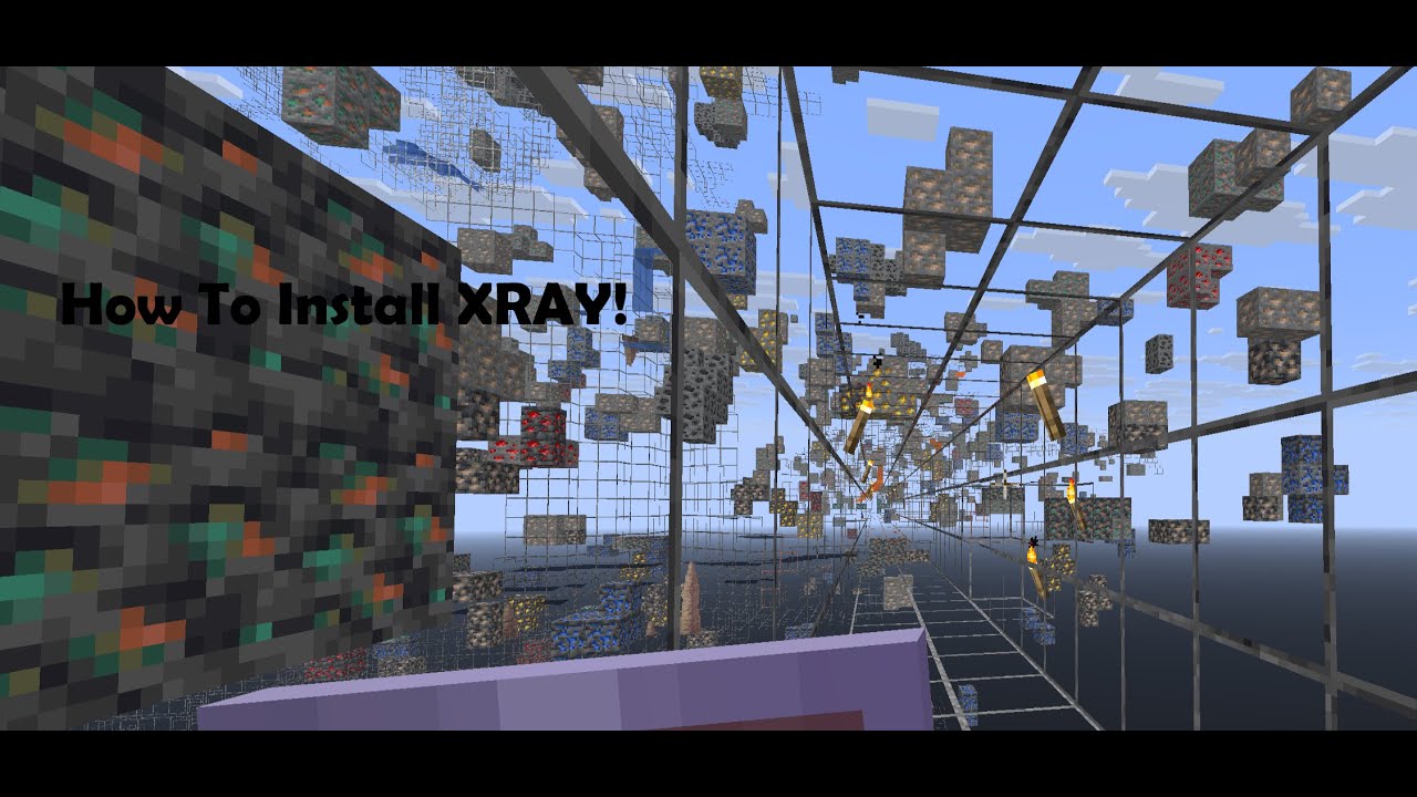 How To Install XRAY! (Minecraft) (JOIN THE MINECRAFT SEVRER) - YouTube