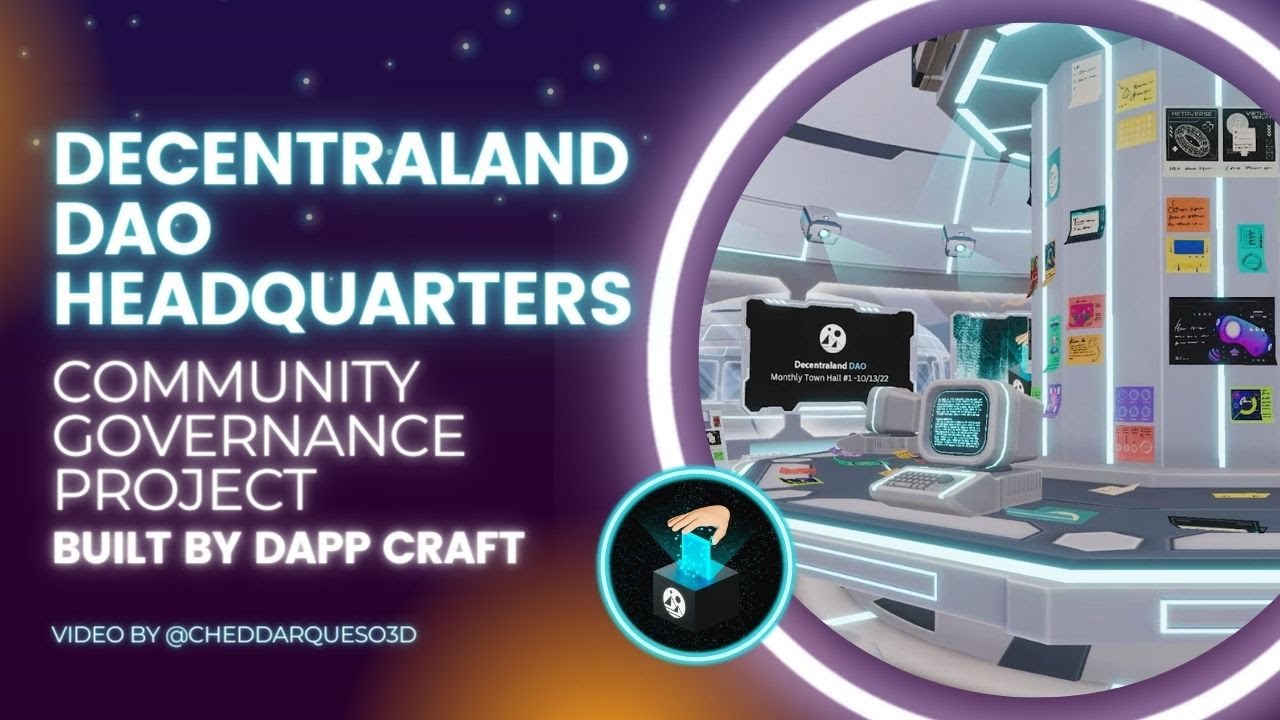 Decentraland DAO Headquarters by Dapp Craft - YouTube