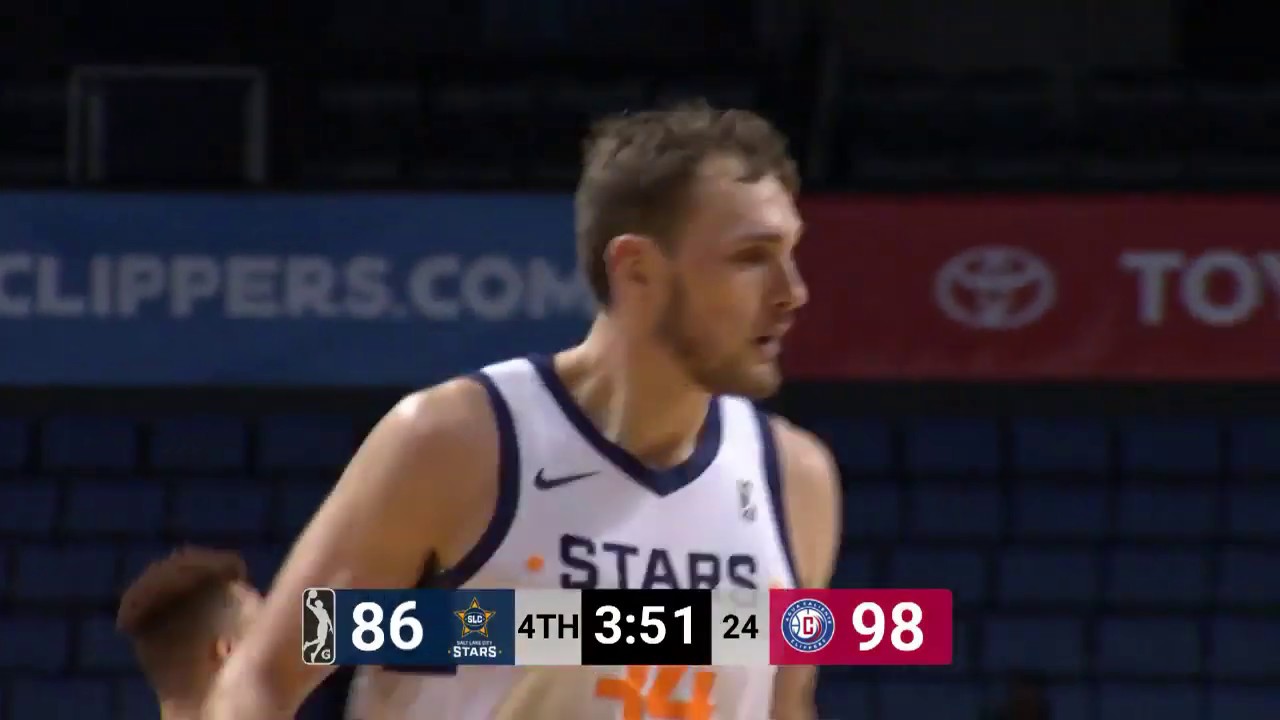 Jazz Two-Way Player Tyler Cavanaugh Drops 21 PTS & 10 REB For Salt Lake ...