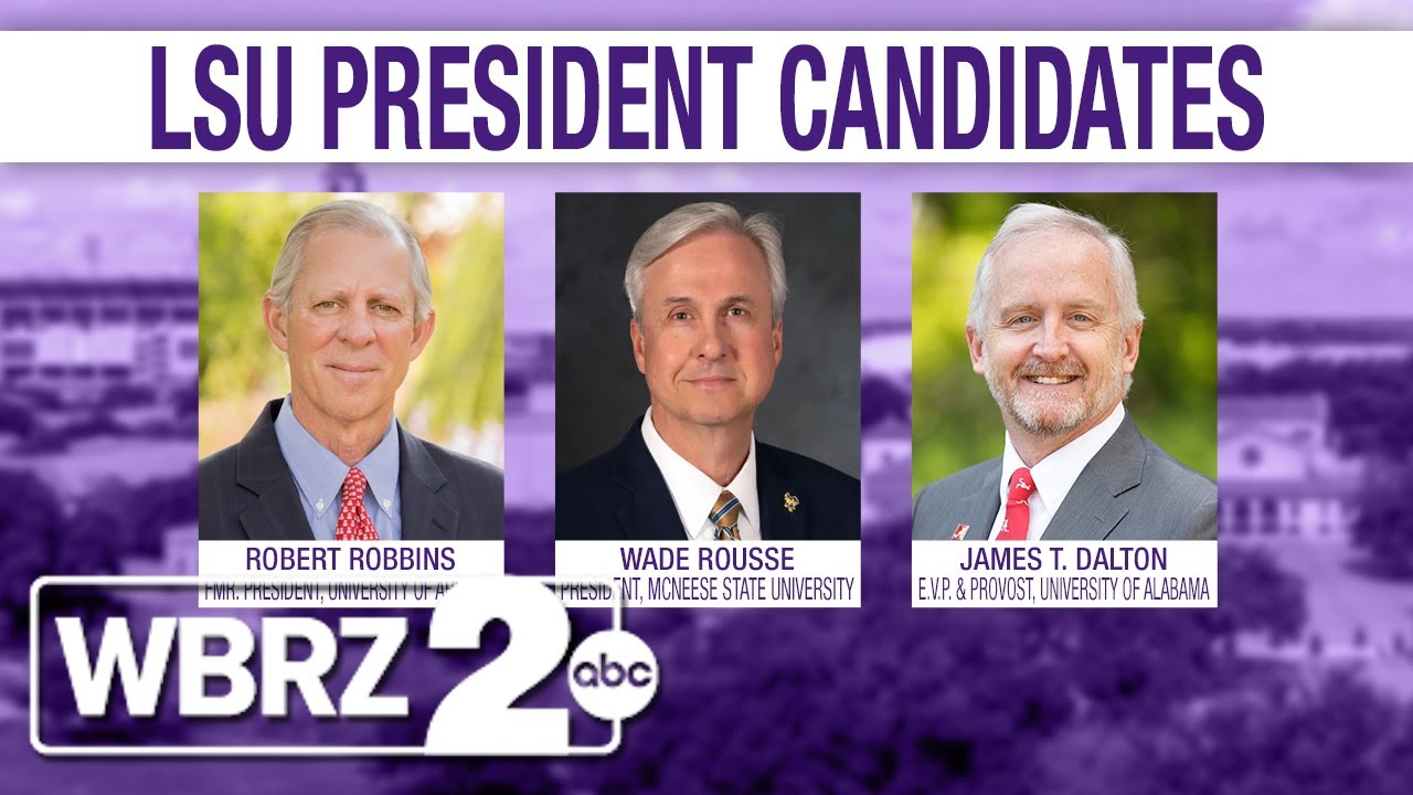Who's in? Who's out? LSU search committee names three finalists for ...
