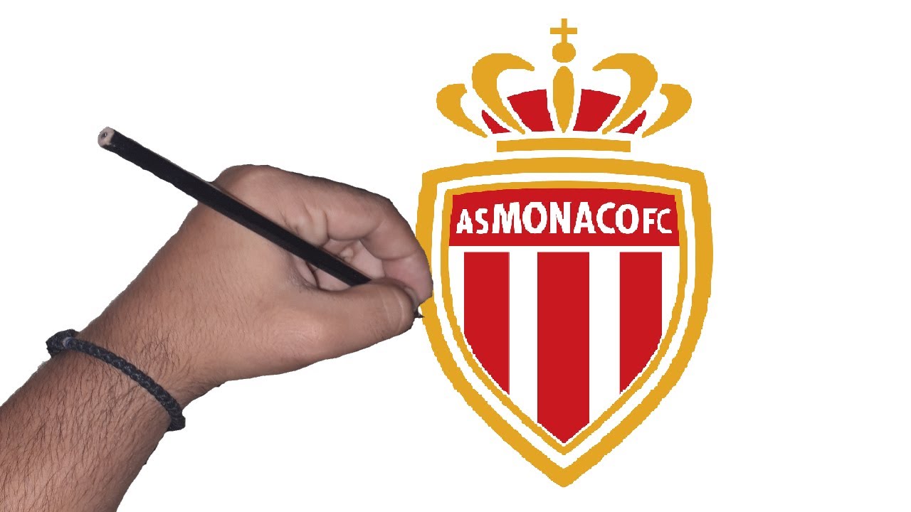 How to draw the logo of AS Monaco FC - YouTube