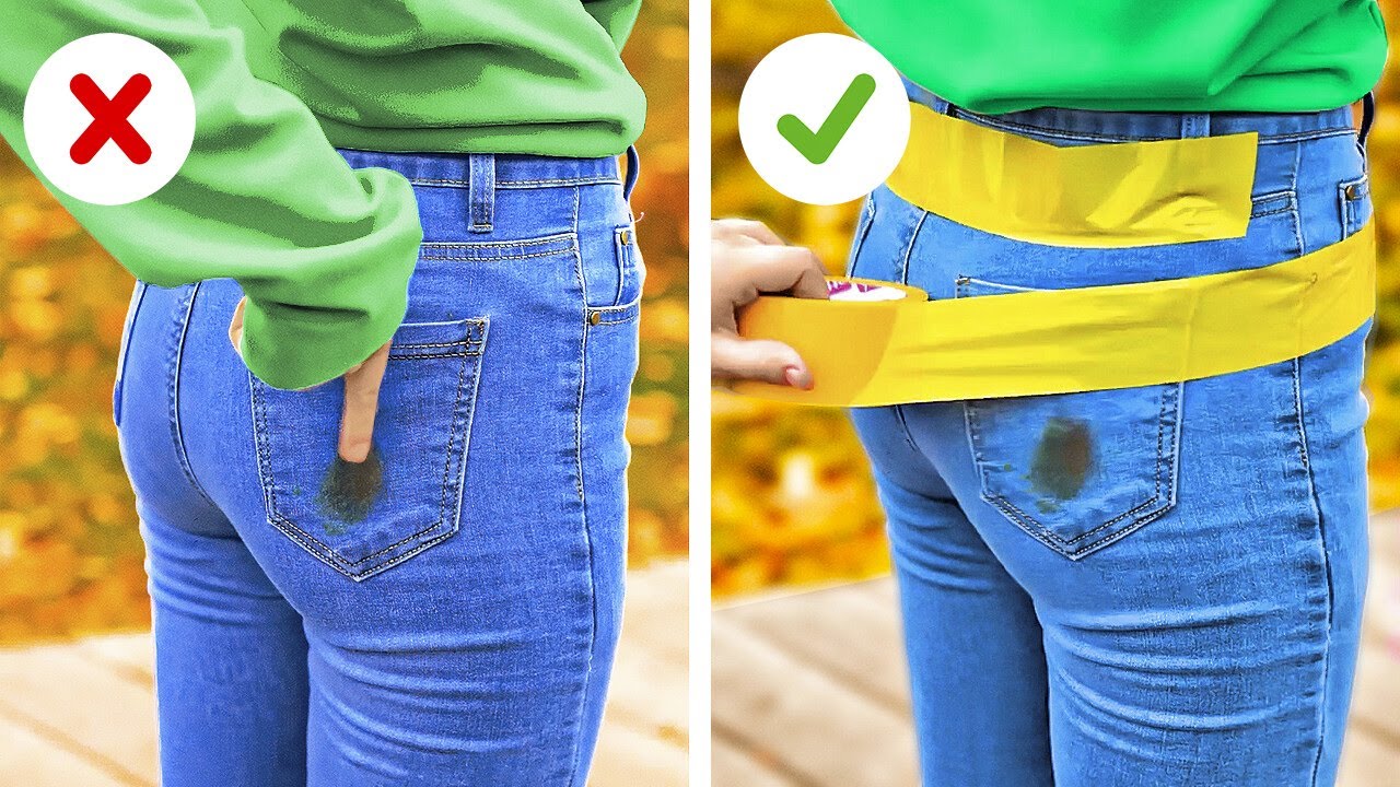 Cool Hacks to Customize Your Jeans || Сlothes transformation hacks ...