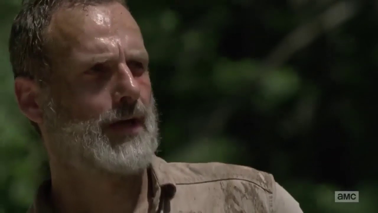 The walking dead Season 9 Rick blows up the bridge - YouTube