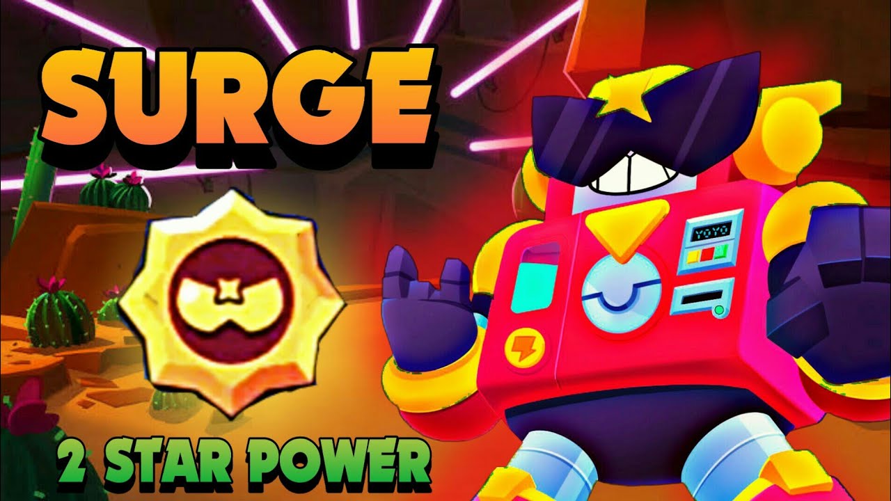 Surge New Star Power Brawl Stars Star Power Captain Brawl Brawl Star India Youtube