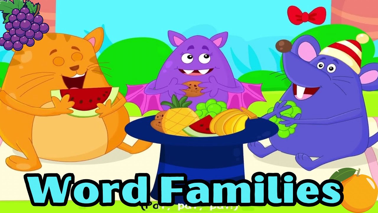 Word families song for kids - YouTube