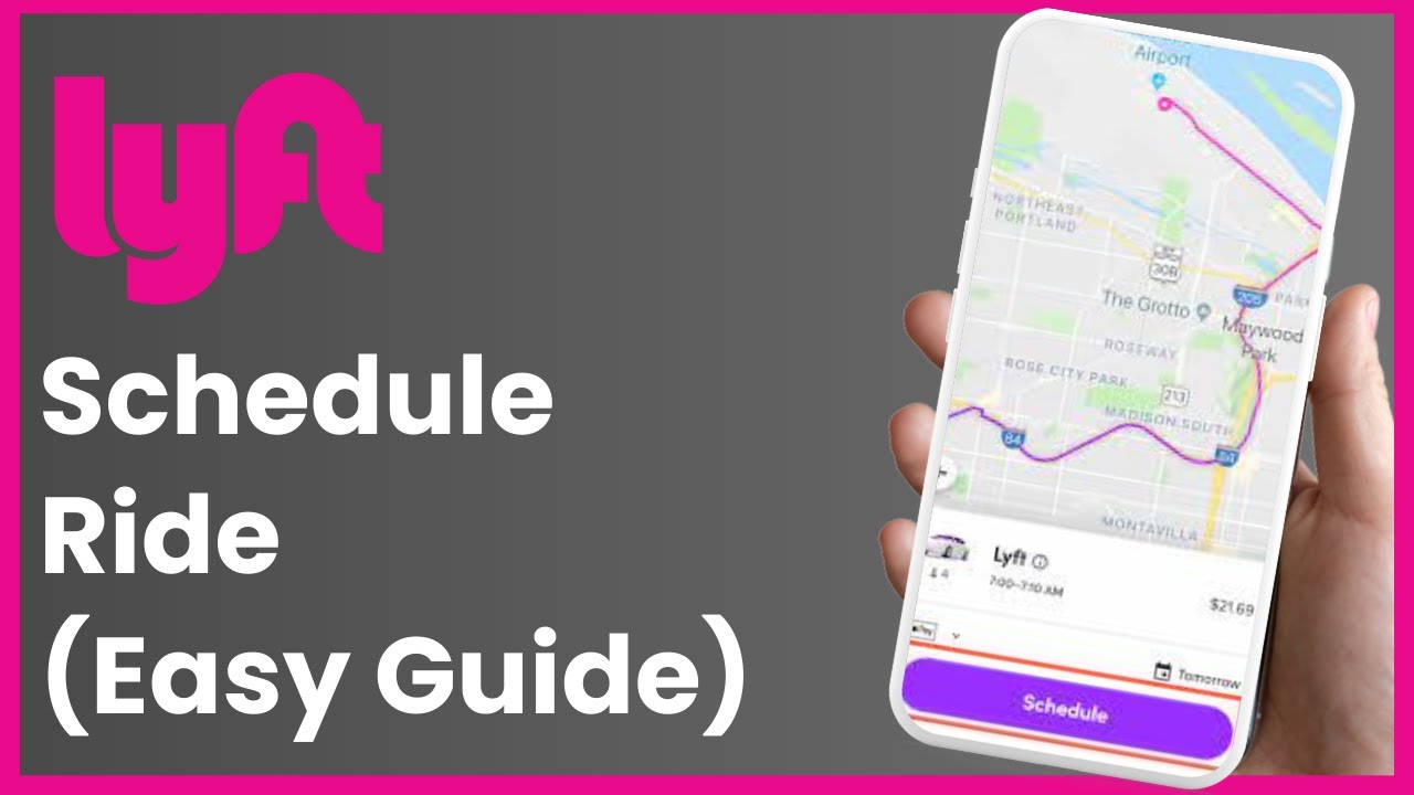 How to Schedule Lyft Ride ! - YouTube