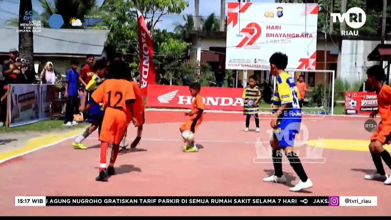 28 Tim Futsal Tingkat SD Berlaga di Turnamen Futsal Kapolsek Tembilahan ...