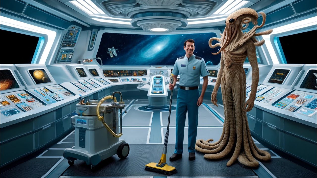 Aliens Hired a Human Janitor, Now Their Spaceship is too clean to Find ...