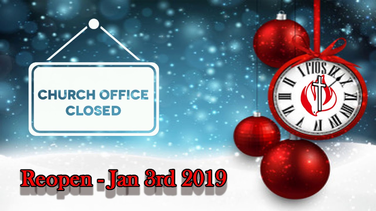 30th December 2018 Announcements - YouTube